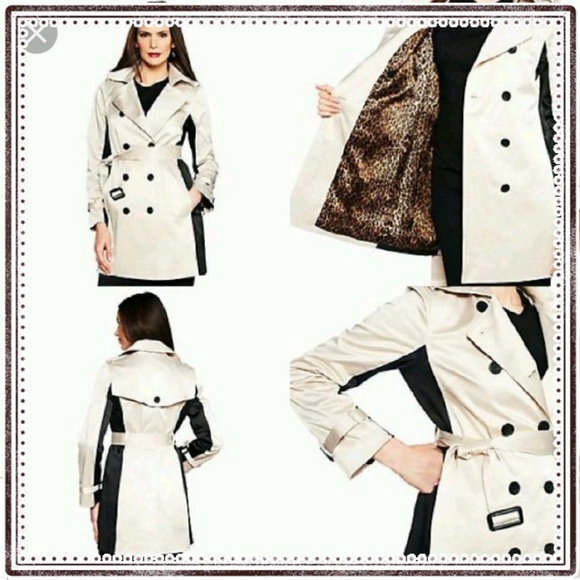 Joan Rivers | Jackets & Coats | Joan Rivers Illusion Trench Coat | Poshmark